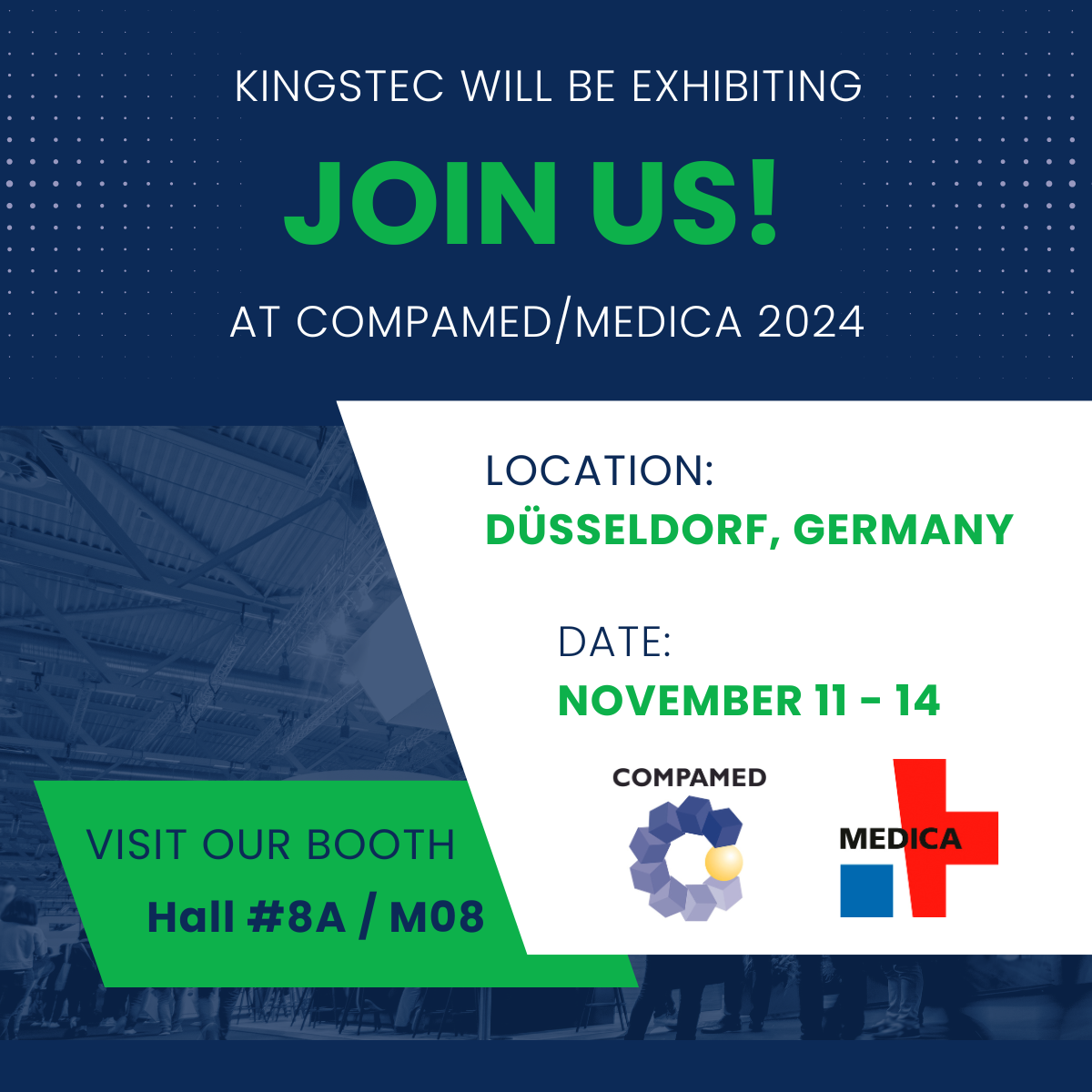 Kingstec at COMPAMED/MEDICA 2024